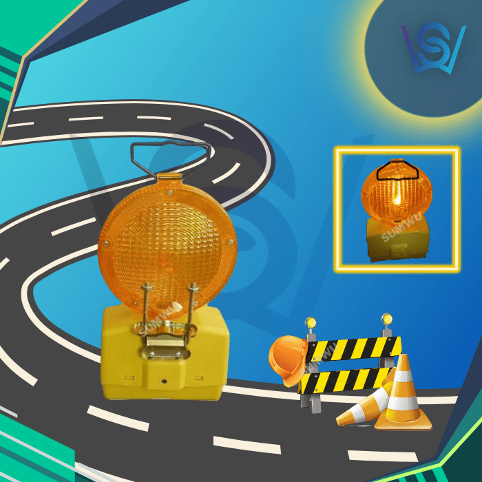ROAD SAFETY HAZARD WARNING LAMP – YELLOW - Sumwu Concept