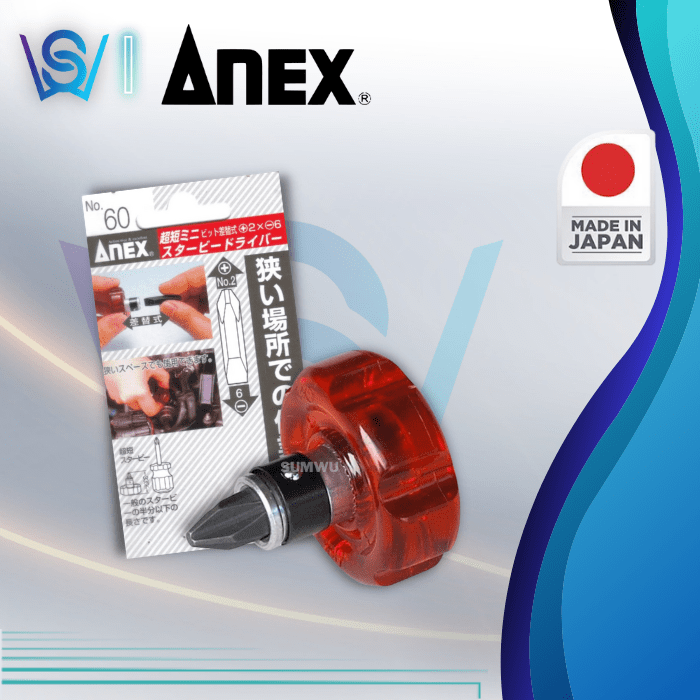 ANEX 60 MINI STUBBY TWO WAY SCREWDRIVER - Sumwu Concept