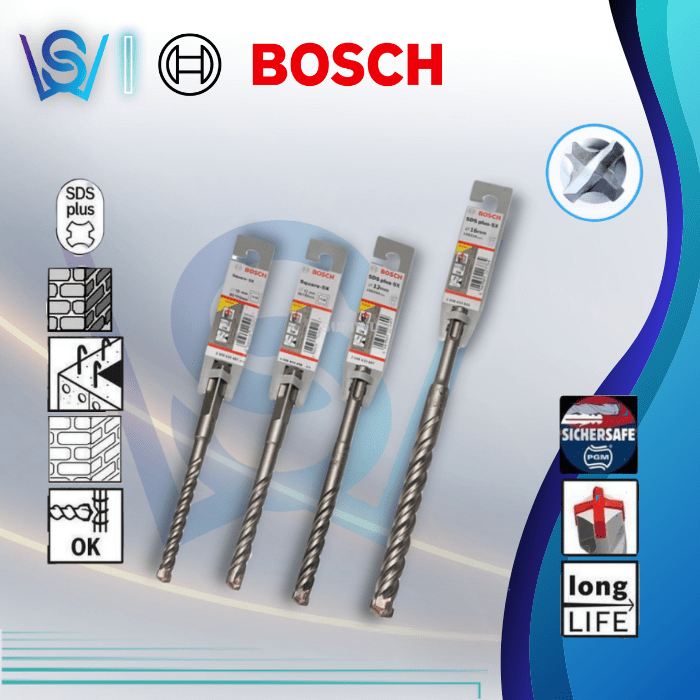 BOSCH SDS PLUS-5X CONCRETE ROTARY HAMMER DRILL BIT - Sumwu Concept