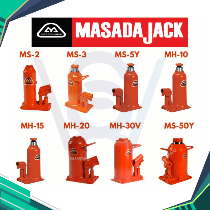 MASADA HYDRAULIC BOTTLE JACK (2 - 30 TON) - Sumwu Concept