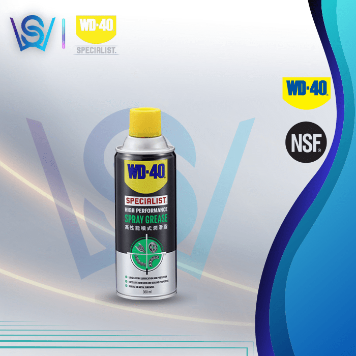WD-40 SPECIALIST HIGH PERFORMANCE SPRAY GREASE 360ML (TRANSPARENT ...