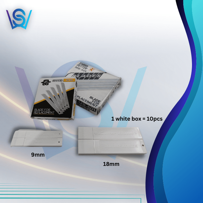 ZORRO CUTTER BLADE REFILL FOR CUTTER KNIFE 9MM/18MM - Sumwu Concept