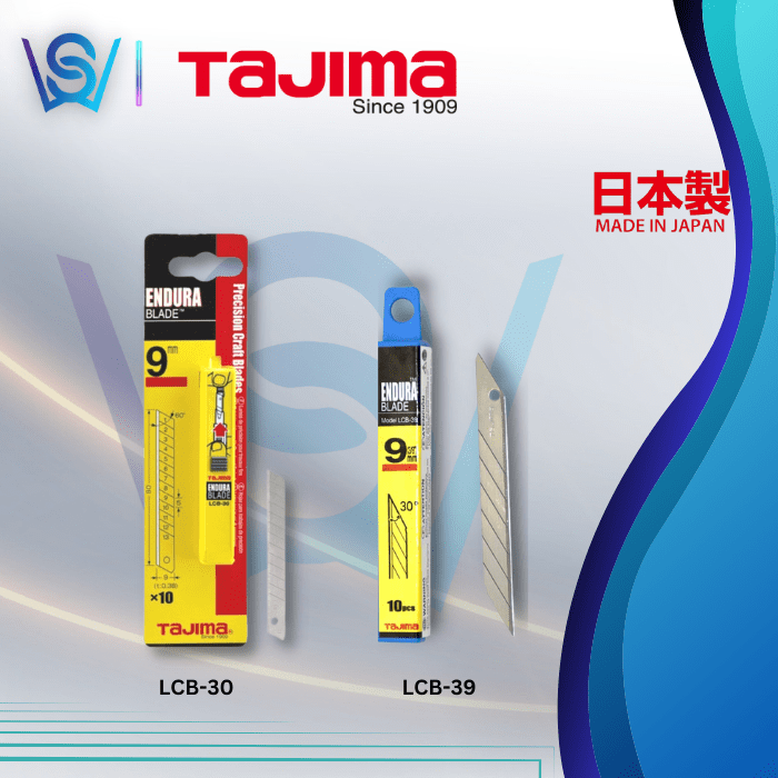 TAJIMA ENDURA KNIFE BLADE MODEL: LCB-30/LCB-39 (10PCS/PACK) - Sumwu Concept