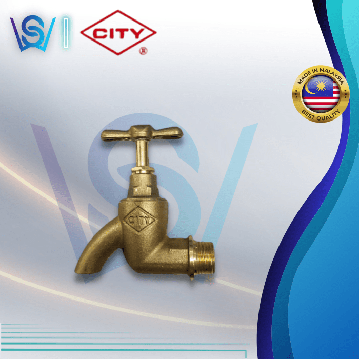 CITY BRASS BIB TAP BS1010 H/D 15MM(1/2'') - Sumwu Concept
