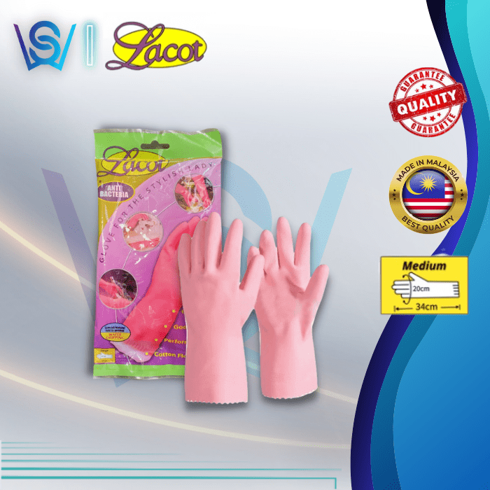 LACOT RUBBER GLOVE PINK - Sumwu Concept