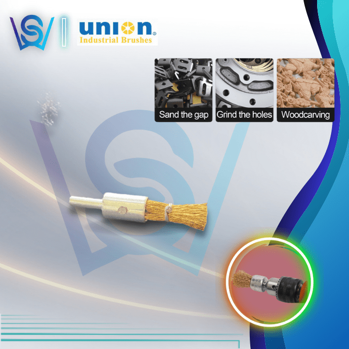 UNION ROTARY BRASS COATED STEEL WIRE STANDARD END BRUSHES - Sumwu Concept