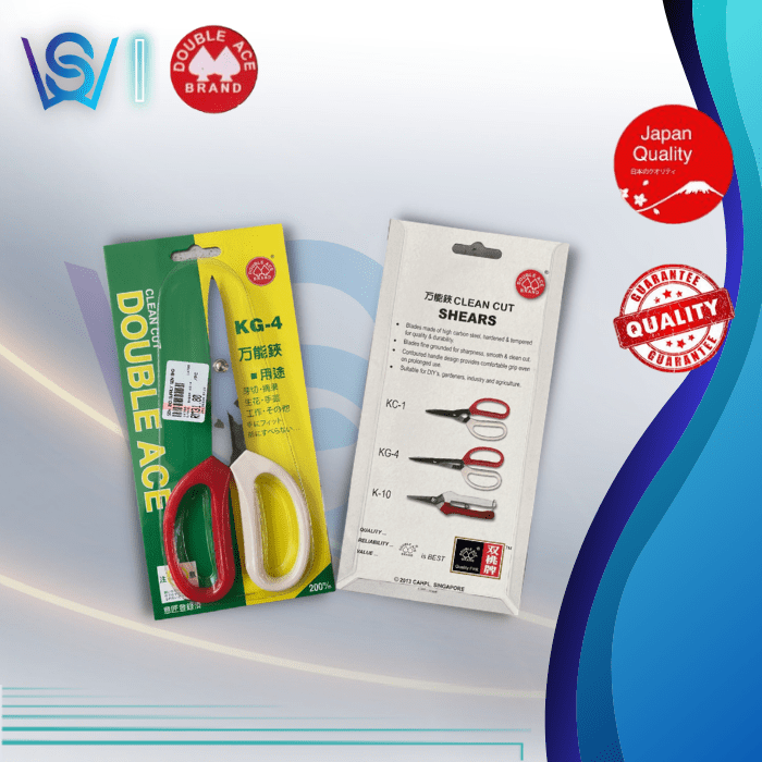 DOUBLE ACE CLEAN CUT SCISSORS KG-4 - Sumwu Concept