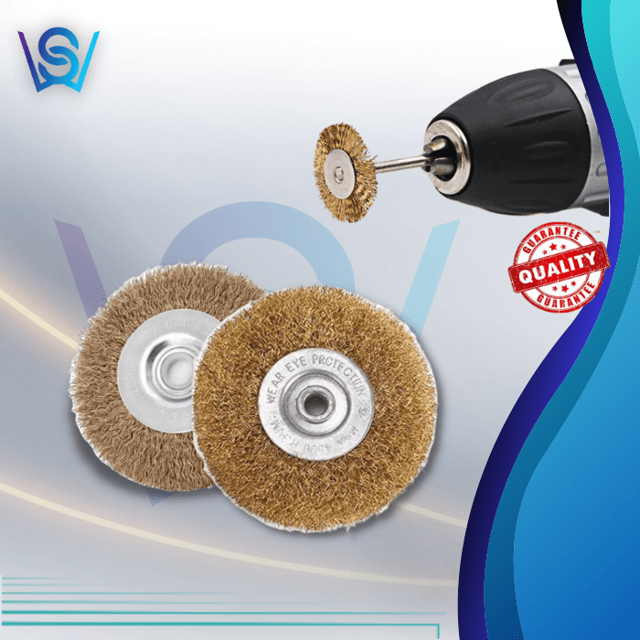BRASS WIRE WHEEL RUST REMOVAL BRUSH - Sumwu Concept