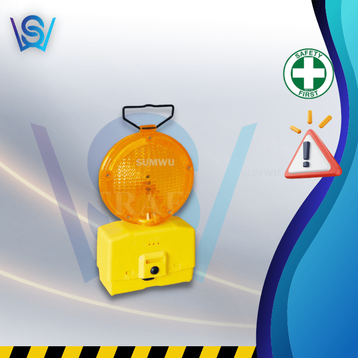 ROAD SAFETY HAZARD WARNING LAMP – YELLOW - Sumwu Concept