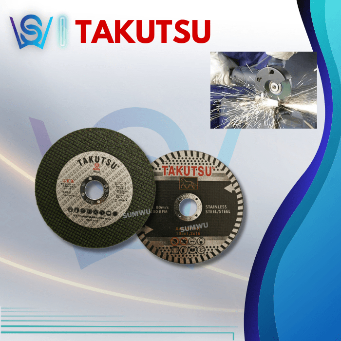 TAKUTSU CUTTING DISK 4'' X 1.2MM (GREEN / BLACK) - Sumwu Concept