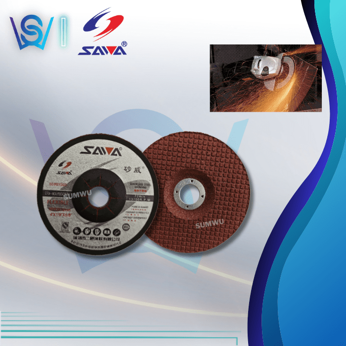 SAWA FLEXIBLE STAINLESS STEEL GRINDING WHEEL 4'' - Sumwu Concept