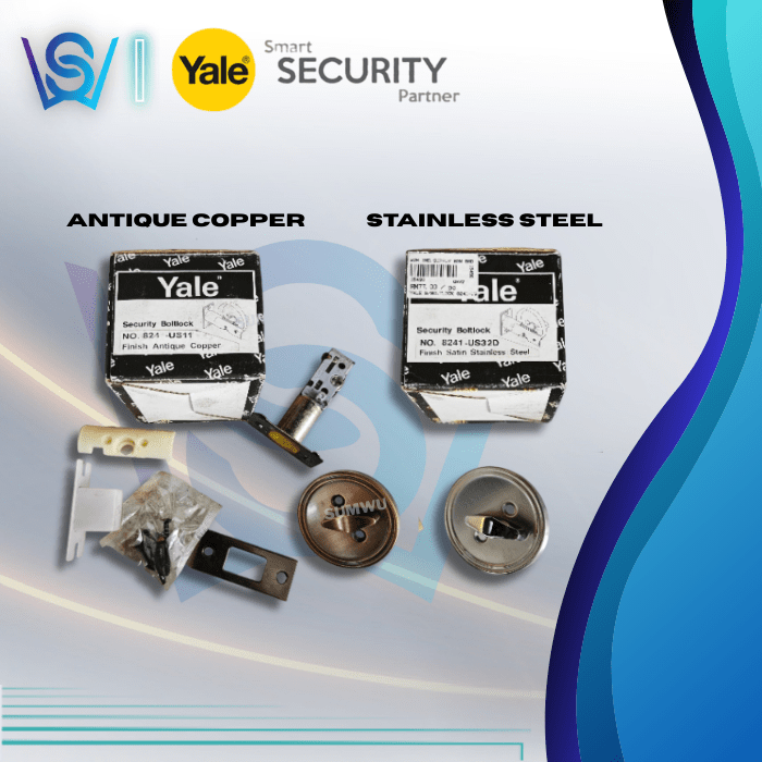 YALE HEAVY DUTY SECURITY BOLT LOCK 8241-US11/US32D - Sumwu Concept