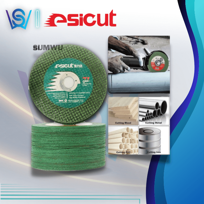 ESICUT 4'' STAINLESS STEEL METAL GREEN CUTTING DISC 50PCS (1.2MM ...