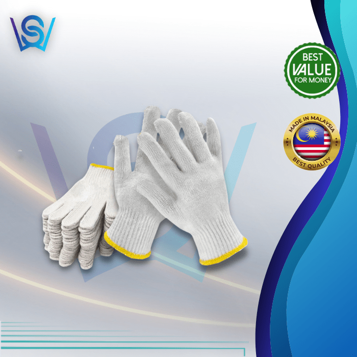 COTTON KNITTED HAND GLOVE MODEL: B104 (12 PAIRS) - Sumwu Concept