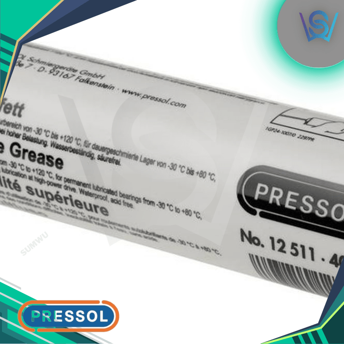 PRESSOL GREASE CARTRIDGE MULTI PURPOSE NLGI 2 GRADE 400G - Sumwu Concept